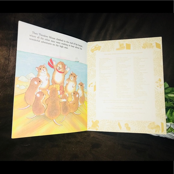 Little Golden Books | Other | Rare Little Golden Book 983 Theodore ...